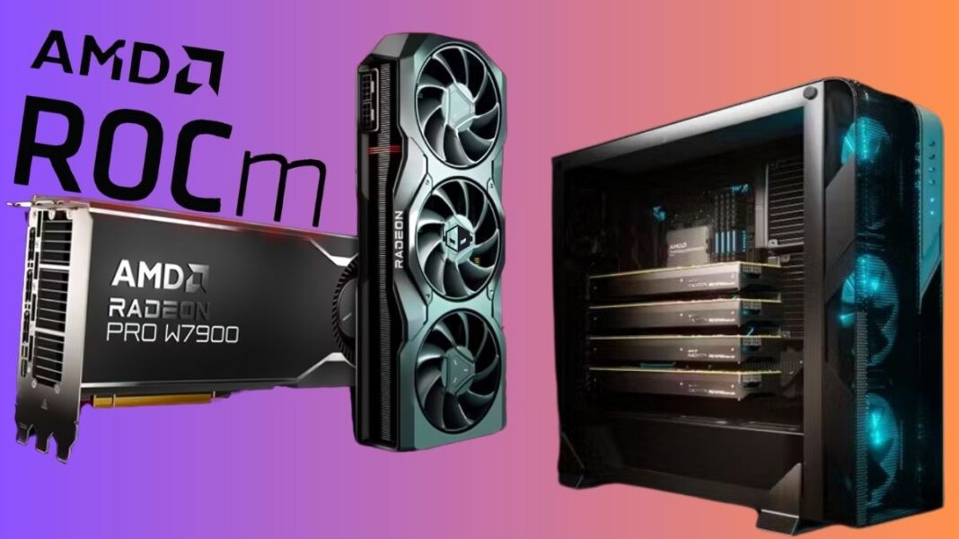 ROCm 6.1.3 With AMD Radeon PRO GPUs For LLM Inference